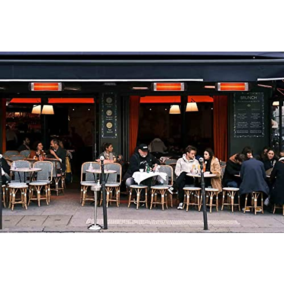 Econat C-15 | 1500-Watt Electric Heater with Thermostat | Energy Efficient Heater for Indoor and Outdoor