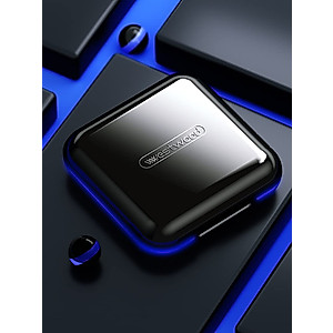 Retainer Case, Mouth Guard Case with Lid Hinge, a Large Night Mouth Guard Case, Cute Slim Retainer Case with Lid for Girl, Boy, Women, Men, Teenage, Adult.(1Pack)