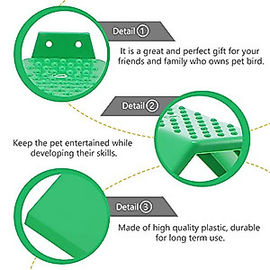 Yardwe 10pcs Dove Rest Stand Bird Perches Pigeon Stand Roost Frame Plastic Pigeon Perches Bird Supplies Accessories for Home Pigeon Bird Parrot (Random Color)