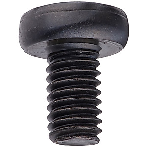 Small Parts M3.56D7985AB Steel Pan Head Machine Screw, Black Oxide Finish, Meets DIN 7985, #1 Phillips Drive, M3.5-0.6 Thread Size, 6 mm Length, Fully Threaded, Import (Pack of 100)
