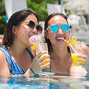 Prextex Drink Umbrella Cocktail Picks - Bulk Pack of 220 Assorted Tropical Decor Party Picks with Parasol | Cocktail Umbrellas for Drinks, Tiki Bars, Picnics, Cake Toppers