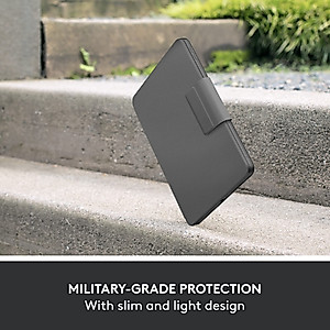 Logitech Rugged Folio for iPad (10th Generation) Protective Keyboard Case with Smart Connector and Durable Spill-Proof Keyboard - Graphite