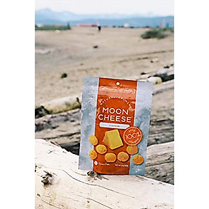Moon Cheese - 100% Natural Cheese Snack - Cheddar - 2 oz, 10 ounce (pack of 1)
