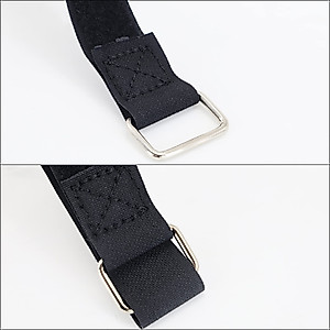 scottchenPro Black RV Awning Arm Safety Strap 12" Awning Straps - 4 per Pack