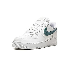 Nike Womens W Air Force 1 '07 ESS DH4407 100 Glitter Swoosh - Celery - Size 6.5W