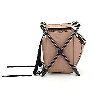 ARROWHEAD OUTDOOR Multi-Function 3-in-1 Compact Camp Chair: Backpack, Stool & Insulated Cooler, w/External Pockets & Storage Bag, Lightweight, Large Backpack, Fishing, Hiking, Heavy-Duty, USA-Based