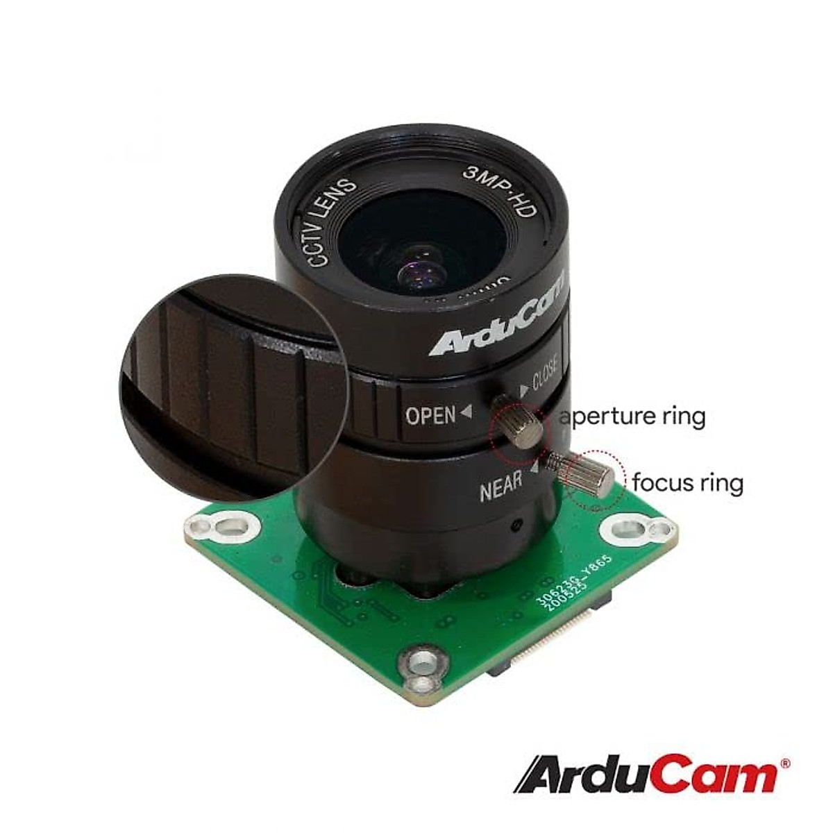 Arducam 12.3MP IMX477 HQ Camera Module with 6mm CS Lens and Tipod Mount Compatible with Jetson Nano，Xavier NX and NVIDIA Orin NX/AGX Orin, and Raspberry Pi CM3/3+ and CM4