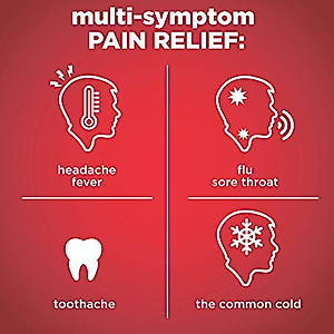 Amazon Basic Care Children's Pain & Fever Oral Suspension Acetaminophen 160 mg per 5 mL, Grape Flavor, Fast, Effective Pain Reliever and Fever Reducer for Children, 4 Fluid Ounces