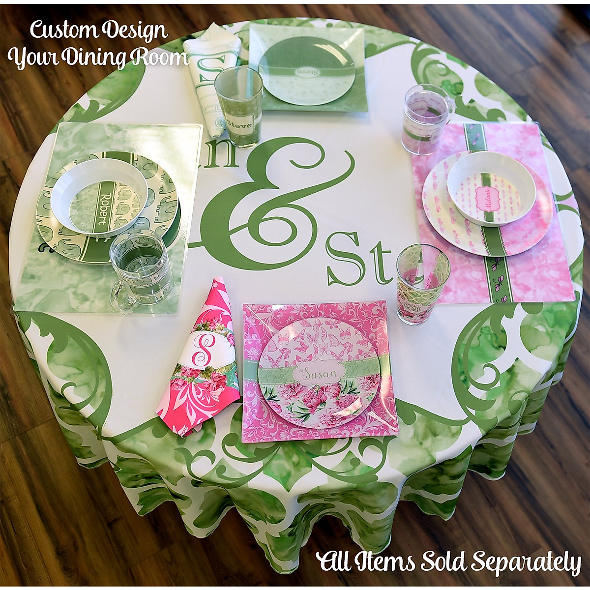 Lake House #2 Stemless Wine Glasses (Set of 4) (Personalized)