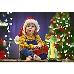 16" Green Stuffed Dinosaur Plush Stuffed Animal Toy for Baby Gifts Kid Birthday Party Gift