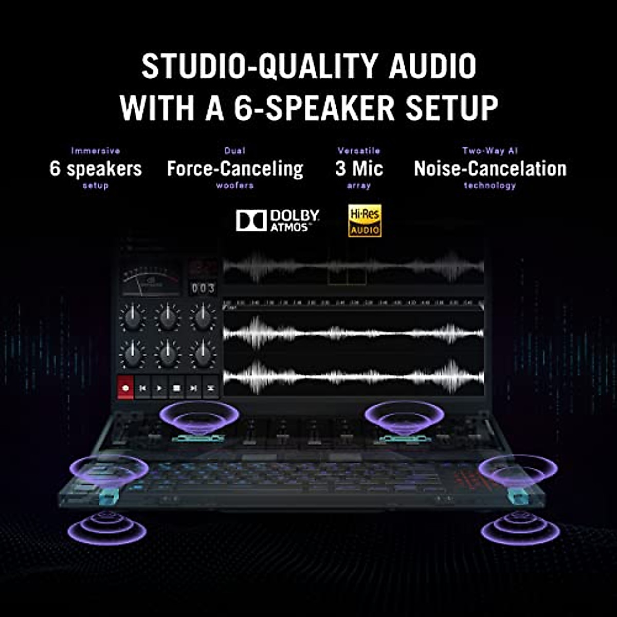 ASUS ROG Zephyrus Duo 16 (2022) Gaming Laptop, 16” 165Hz IPS Type WUXGA 16:10 Display, NVIDIA GeForce RTX 3060, AMD Ryzen 7 6800H, 16GB DDR5, 1TB SSD, Windows 11, GX650RM-ES74