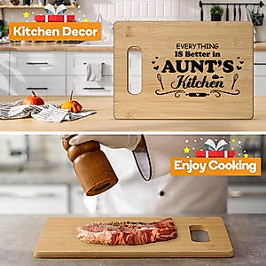 GwhyGifts Uncle and Aunt Gifts,Funny Socks 20 Oz Tumbler and Personalized Cutting Board