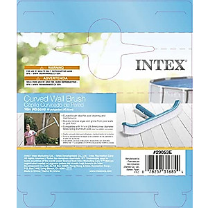 Intex Curved Wall Brush for Pools, Blue