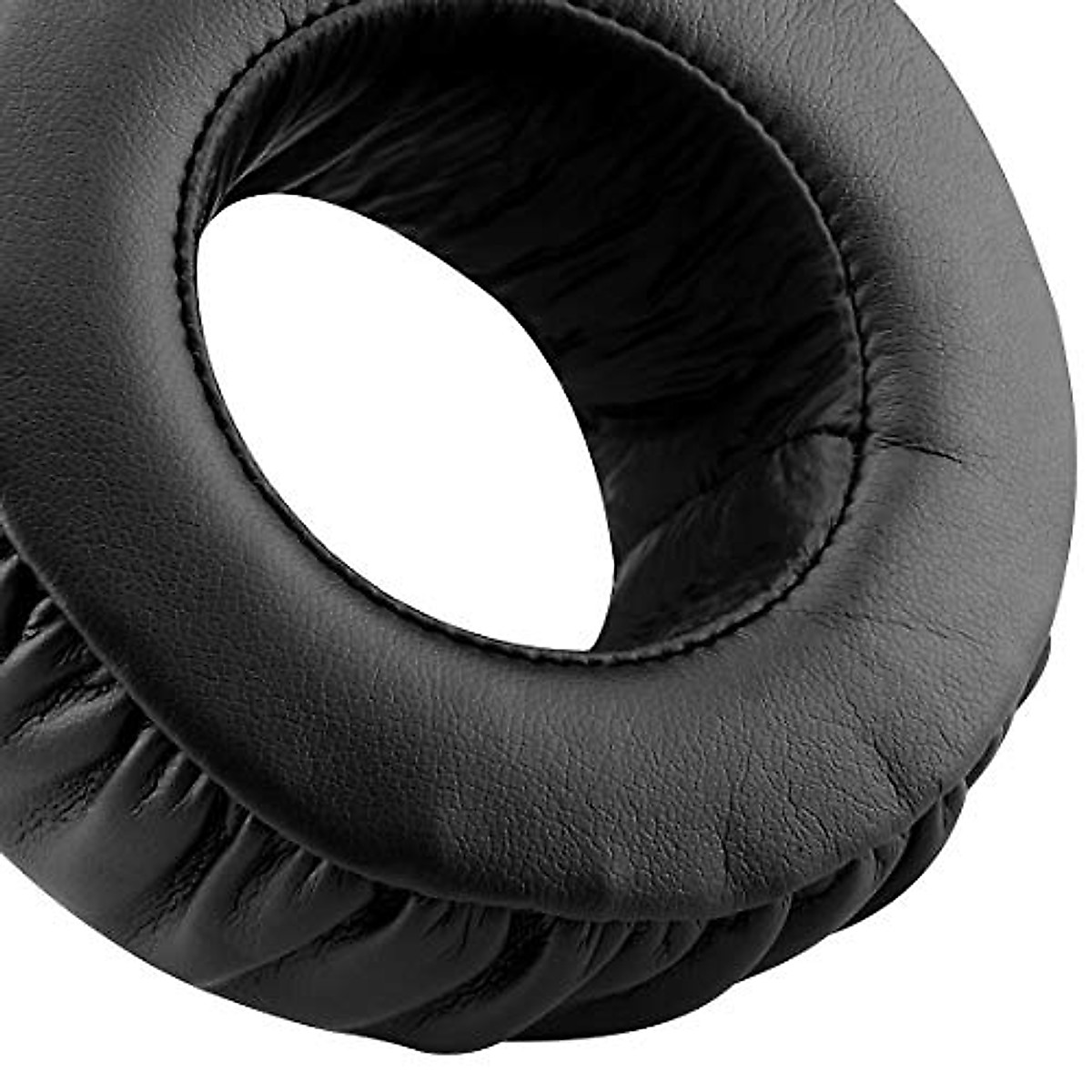 Geekria QuickFit Replacement Ear Pads for Sony MDR-XB500 Headphones Ear Cushions, Headset Earpads, Ear Cups Cover Repair Parts (Black)