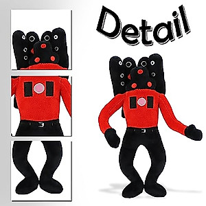 Skibidi Toilet Plush Toys, Plush Doll Toys Gifts for Boys and Girls Cartoon Video Game Character Plush Children (Titan Speakerman)