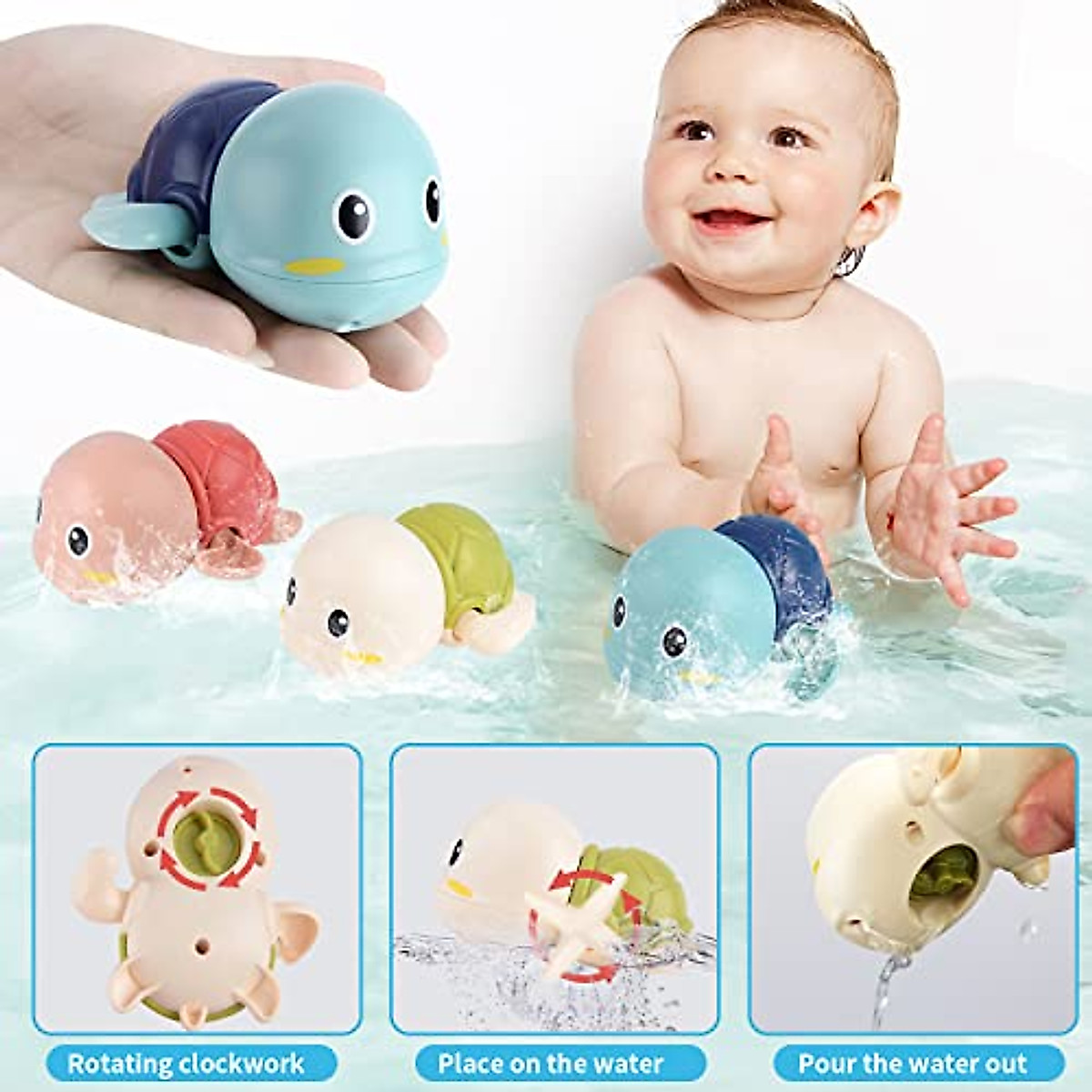 LZZAPJ Baby Bath Toys for Toddlers 1-3, Kid Bathtub Toy with 36 Foam Bath Letter & Number, Fishing Games with Fish Net, Water Pool Toy with Storage Bag, Shower Toy Gift for Boy Girl Infant 1 2 3 4 5 6