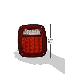 Grote Box Lamp, LED with Sidemarker, RH, Red