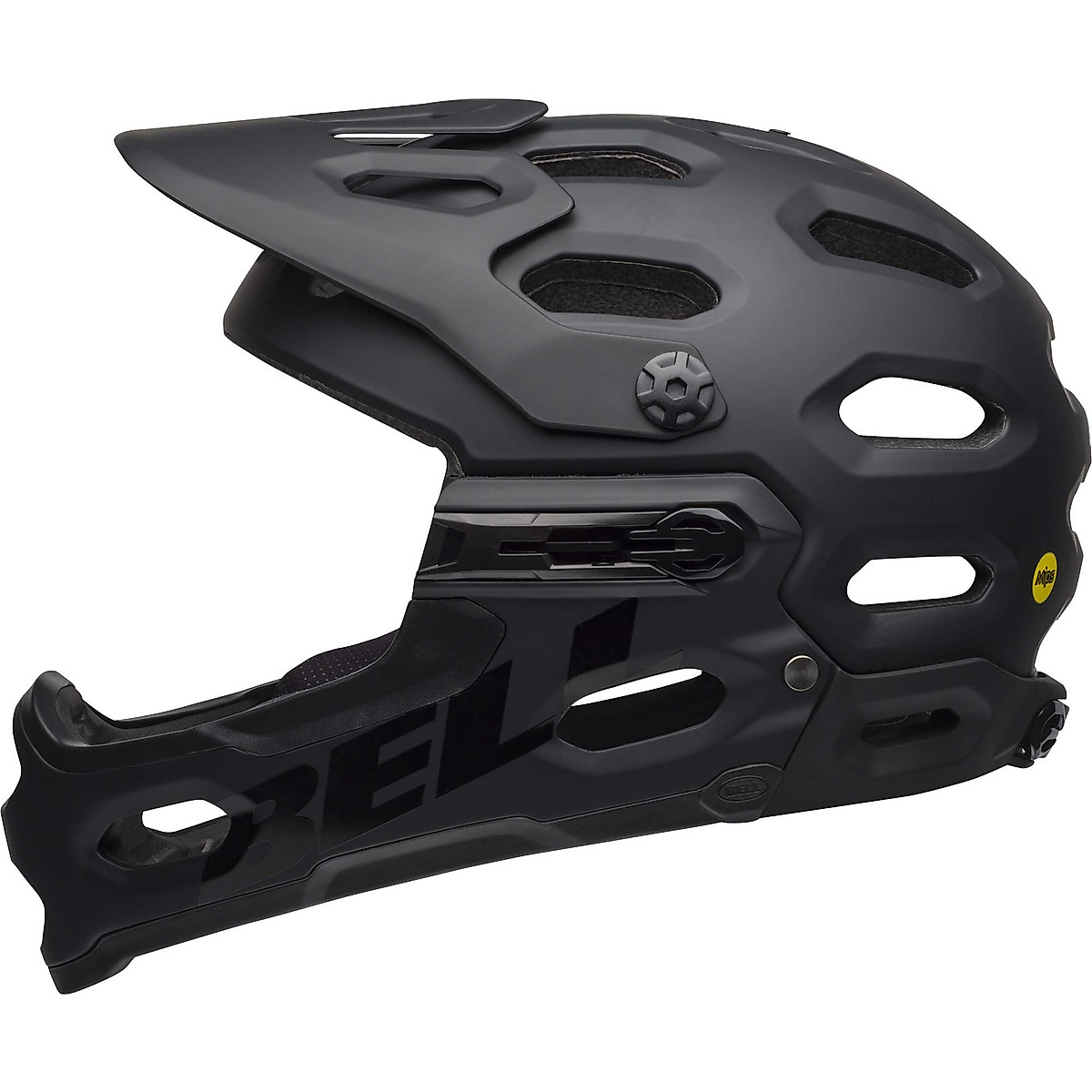 Bell Super 3R MIPS Adult Mountain Bike Helmet - Matte Black/Gray (2022), Medium (55-59 cm)