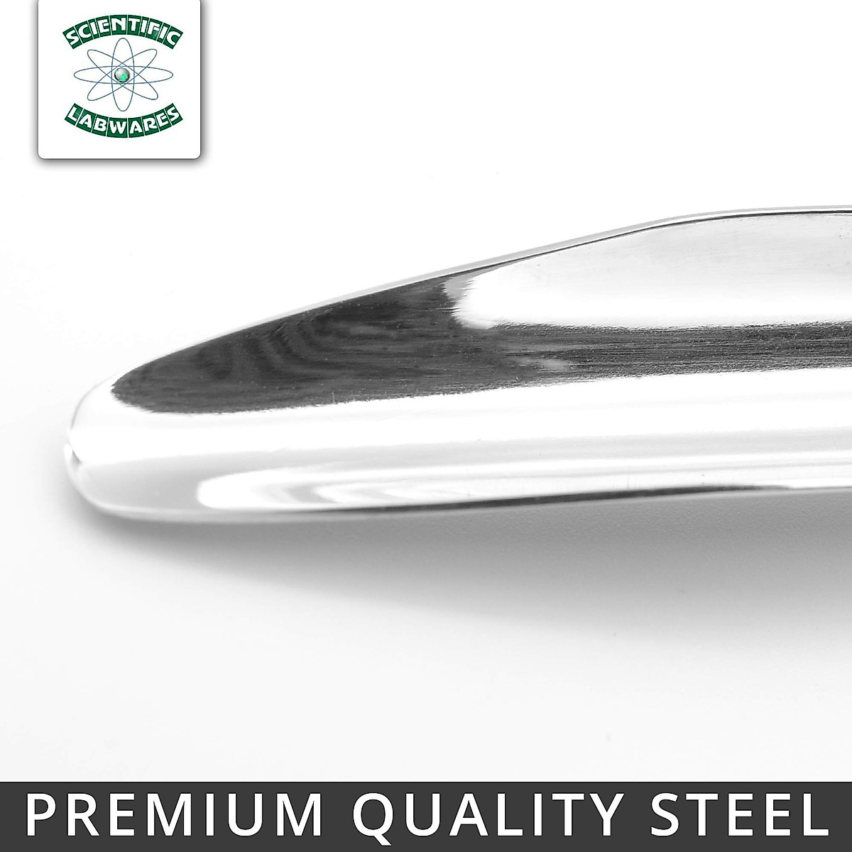 Scientific Labwares Lab Scoop Spatula with Wooden Handle - Pack of 6 - Soil Scooper Gardening Classroom Research Laboratory Veterinary Feeder