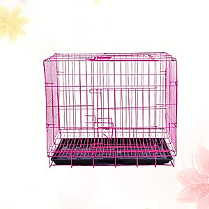 Balacoo Pet Folding Cage Pet Collapsible Dog Cage Suitable for Puppy Cat Rabbit Indoor Ourdoor Portable Pet Cage, Small Size, 35cm