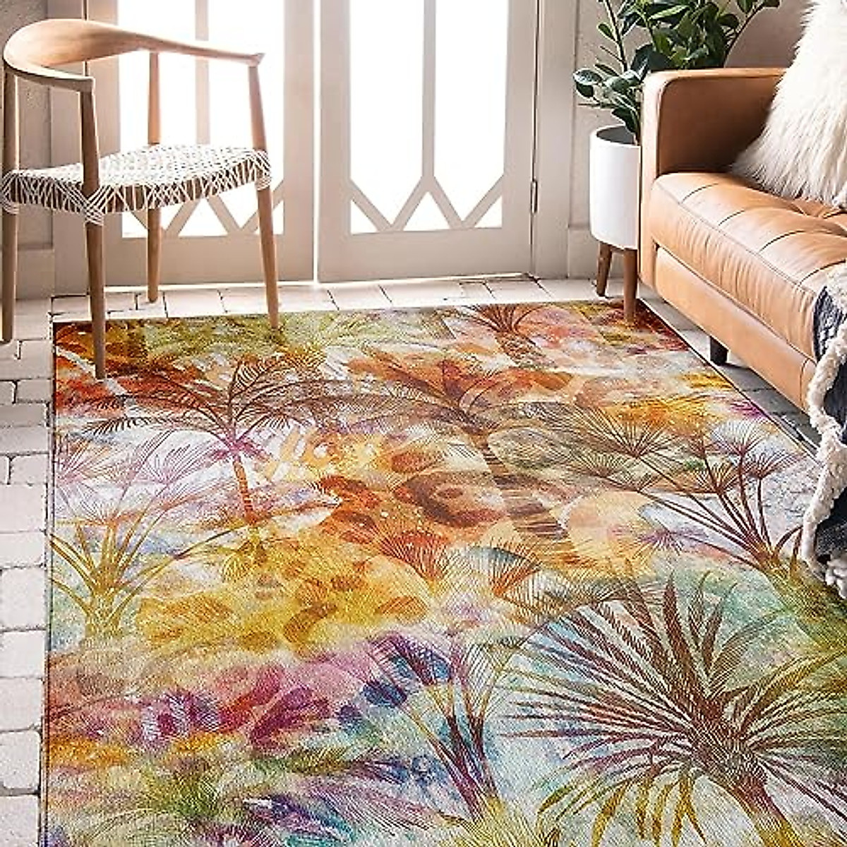 Dalyn Rugs Indoor/Outdoor Tropics TC15 Multi Washable 8' x 10' Rug