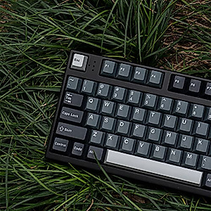 Apollo Keycaps Set 173 Keys Cherry Profile Doubleshot Custom Keycaps for Cherry MX Gateron Kailh Box Switches Mechanical Keyboards