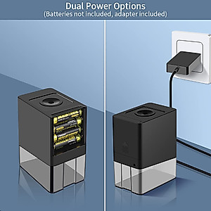 AFMAT Electric Pencil Sharpener Heavy Duty for Classroom + Fully Automatic Hands-Free Pencil Sharpener for Kids (PS13+PSA8)