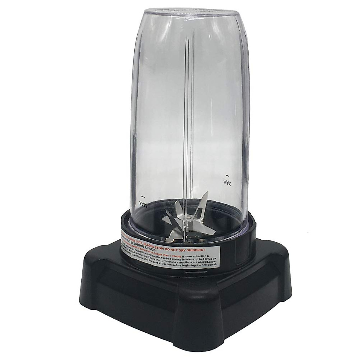 Replacement exractor blade and milling blade with 24oz cup with spout lid parts for Ninja Blender BL700 BL701 1200 Watt Replacement Power Motor base NJ600 /NJ600WN /NJ600C/NJ600CCO/NJ600RC/NJ600WMC