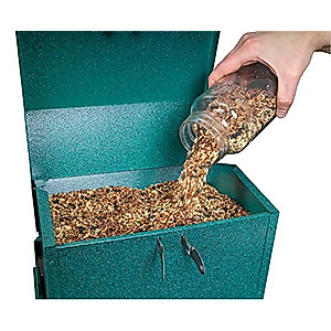 Heritage Farms Woodlink Absolute Squirrel Resistant Bird Feeder, Model 23803, beige