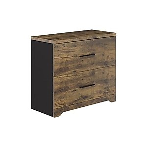Panana 2-Drawer Wood Lateral File Cabinet, Filing Cabinets Anti-Tilt Mechanism for Home Office Storage Organization, Accommodates Letter/A4/Legal Size, New Heightened Drawer Design Home Office (Wood)