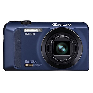 Casio Exilim EX-ZR200 High Speed 16 MP, 12x Optical Zoom Compact Digital Camera (Blue)