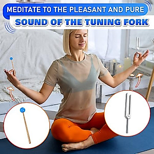 432 Hz Tuning Fork for Healing Set Music Therapy Instruments - Tuning Fork Medical Musical Forks for Healing Chakra Set Stress Relief - Fork Medical Sound Therapy Instruments Meditation Accessories