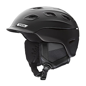 SMITH Vantage Round Contour Fit Snow Helmet in Matte Black, Size Medium