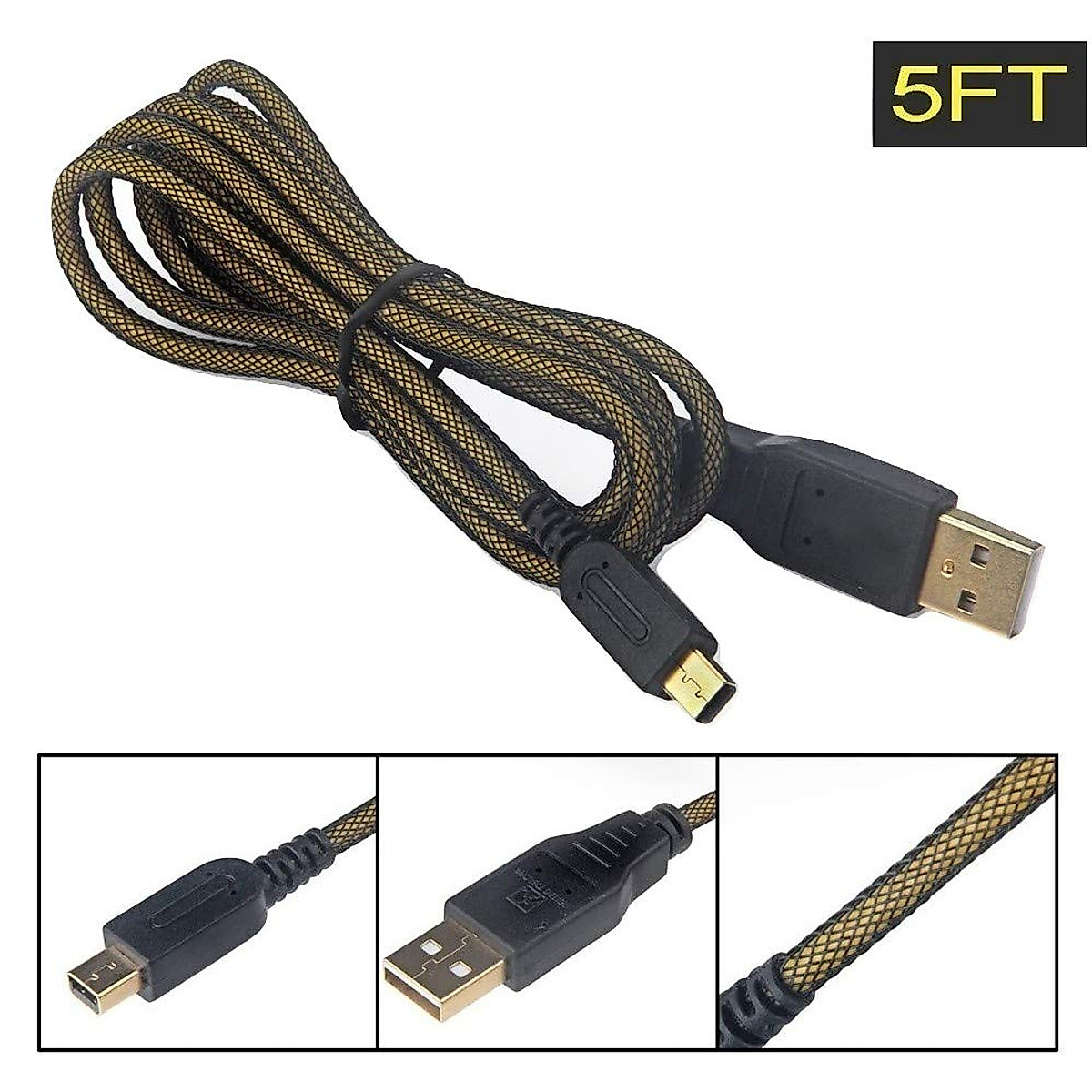 Project Design Upgraded High Speed USB Charger Charging Cable For Nintendo 3DS XL / 3DS / DSi / DSi XL