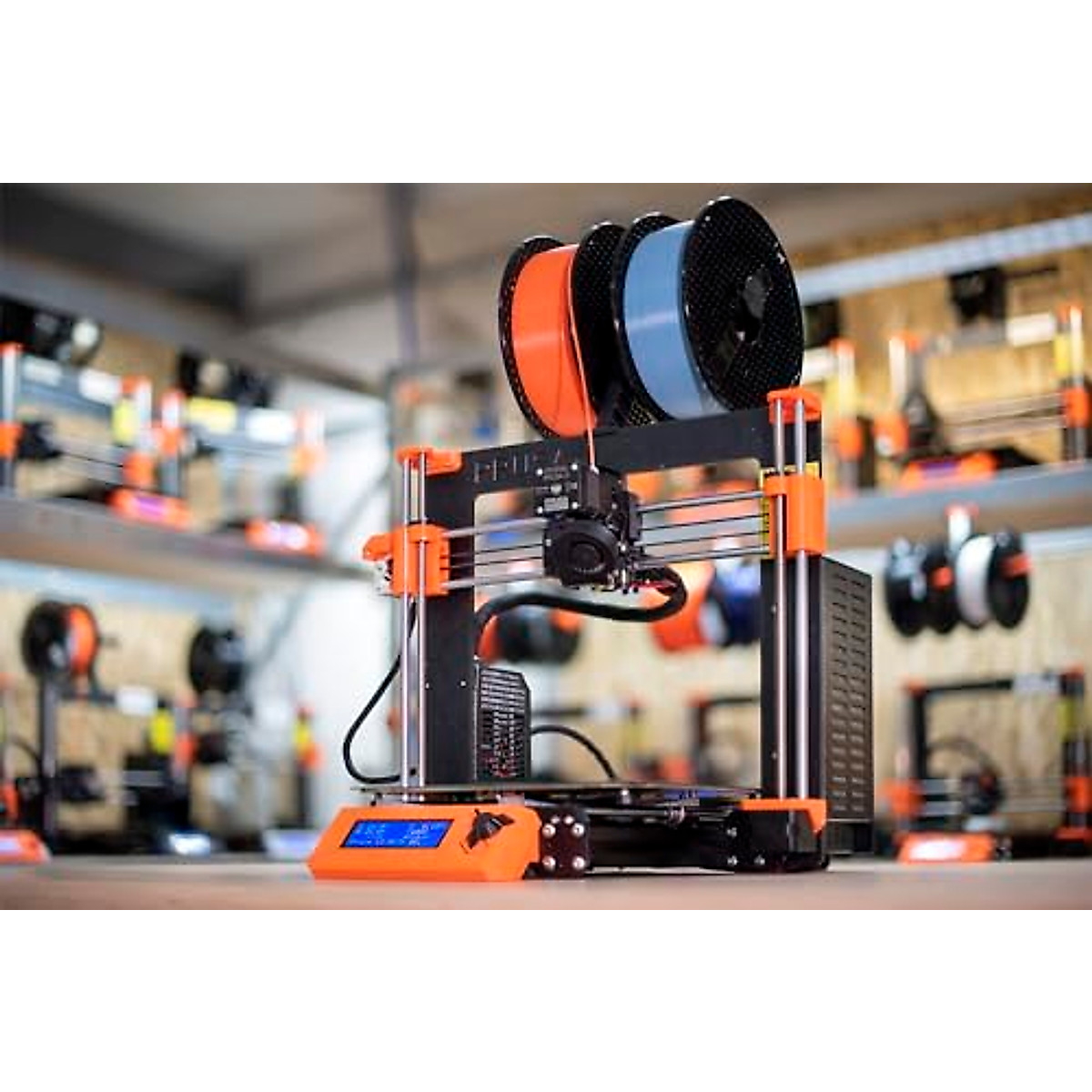 Original Prusa i3 MK3S+ 3D Printer, Ready-to-use FDM 3D Printer, Assembled and Tested, Removable Print Sheets, Filament sample Included, Print Size 9.84×8.3×8.3 in.