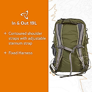 Mystery Ranch In and Out Backpack - Lightweight Foldable Pack, Forest Green, 19L