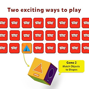 Skillmatics Board Game - Memory Match Shapes, Fun & Fast Memory Game for Kids, Preschoolers, Toddlers, Gifts for Boys & Girls Ages 3, 4, 5, 6, 7