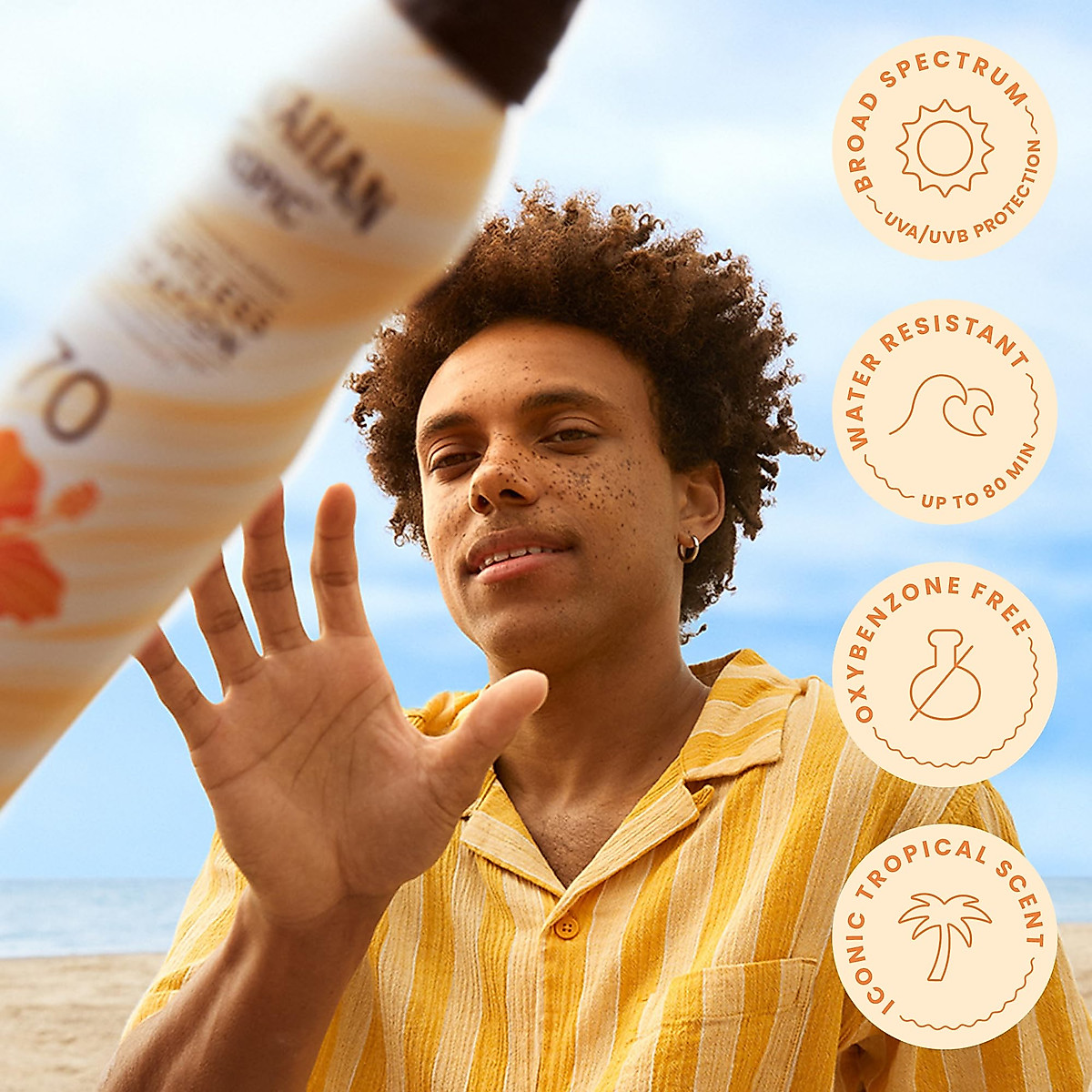 Hawaiian Tropic Weightless Hydration Clear Spray Sunscreen SPF 70, 6oz | Hawaiian Tropic Sunscreen SPF 70, Sunblock, Oxybenzone Free Sunscreen, Spray On Sunscreen, Body Sunscreen Spray, 6oz