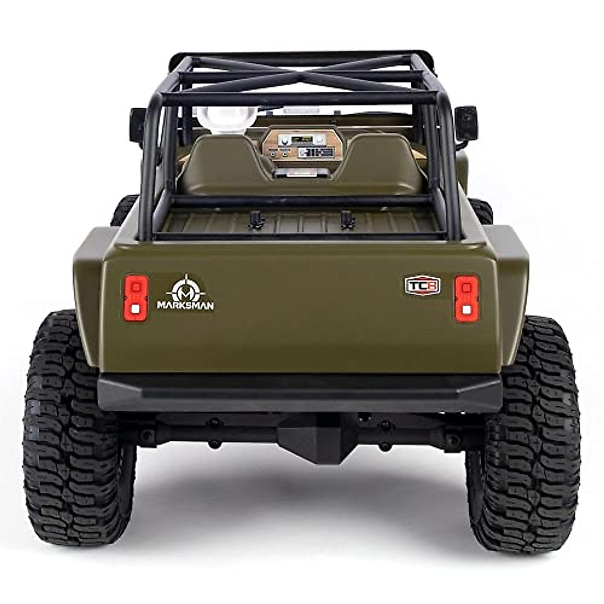 Redcat Racing TC8 Marksman RC Crawler – 1/8 Scale Brushed Electric Trail Crawler Off Road Rock Crawler RC Truck – 2.4Ghz Radio Controlled Waterproof Off Road Car – Great for All Terrain – Green