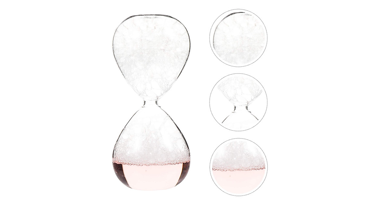 Pink Liquid Motion Hourglass Timer - Unique Home Gift
