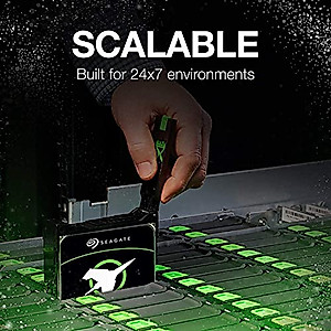 Seagate 16TB HDD Exos X16 7200 RPM 512e/4Kn SATA 6Gb/s 256MB Cache 3.5-Inch Enterprise Hard Drive (ST16000NM001G) (Renewed)