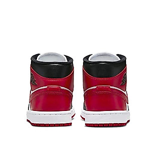 Jordan Womens Air 1 Mid BQ6472 079 Bred Toe - Size 9W