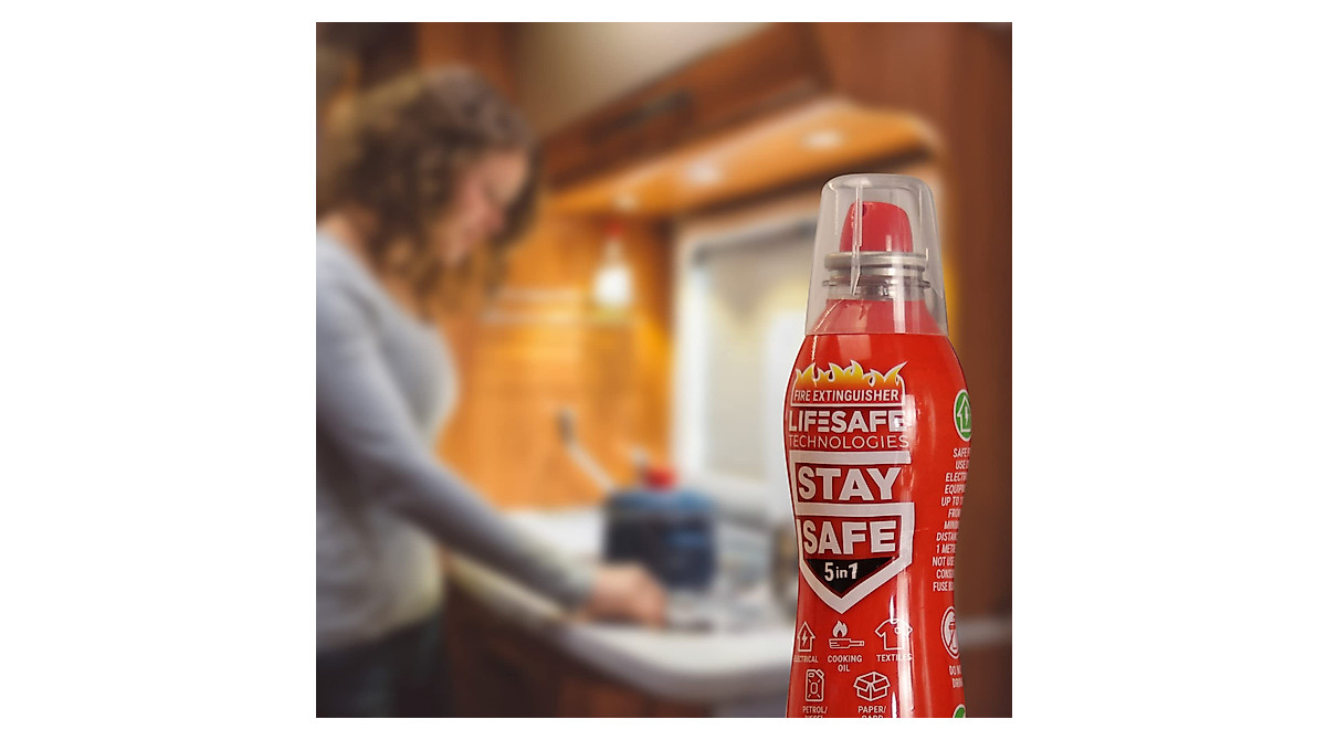 StaySafe 5-in-1 Fire Extinguisher | Fast & Eco-Friendly