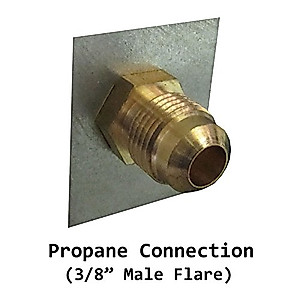 SUPERIOR REFRIGERATION Propane LP Gas Off-Grid Refrigerator 8 Cu Ft 2-Way (LP/110V)