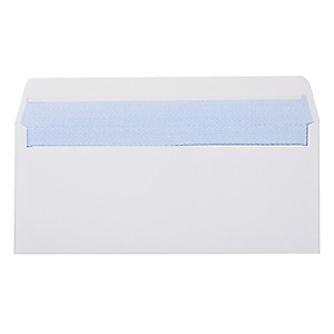 Office Deed #10 Double Window Envelopes Self Seal #10 Security Envelopes-Designed for Business Statements, Quickbooks Invoices, and Return, Self Seal Envelopes Size - 4 1/8 X 9 ½’’
