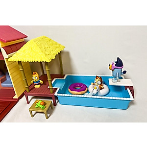 Bluey New 2023 Ultimate Mega Set | 40 Piece 4 Sets in one mega playset | Complete & Extended Heeler Family & Friends 14 Character Figures