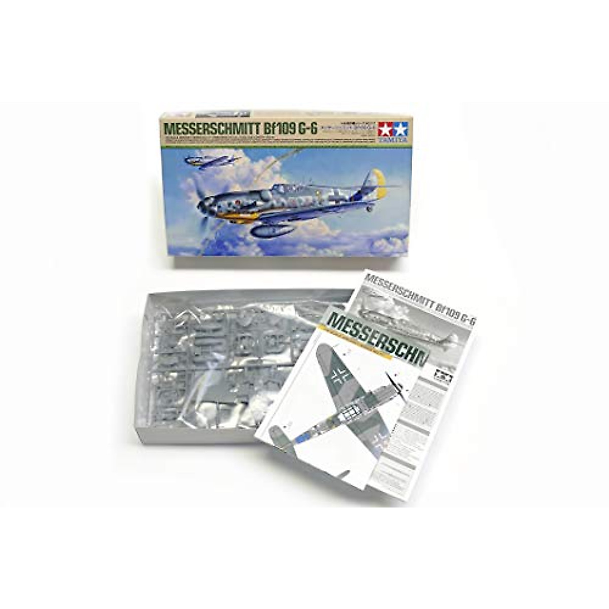 Tamiya 61117 1/48 Messerschmitt BF 109 G-6 Plastic Model Airplane Kit