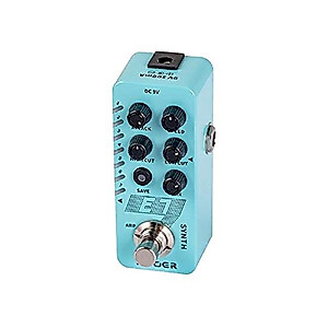 MOOER M702 E7 SYNTH MICRO FX PEDAL, 5.0 cm*10.0 cm*6.0 cm, Blue