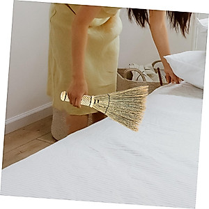 Garneck Household Old Fashioned Handle Duster Wedding Toddler Cleaning Supplies Small Whisk Brooms Hand-Made Corn Broom The Bed Artificial Child Sorghum Carpet Asia Mini Vietnam