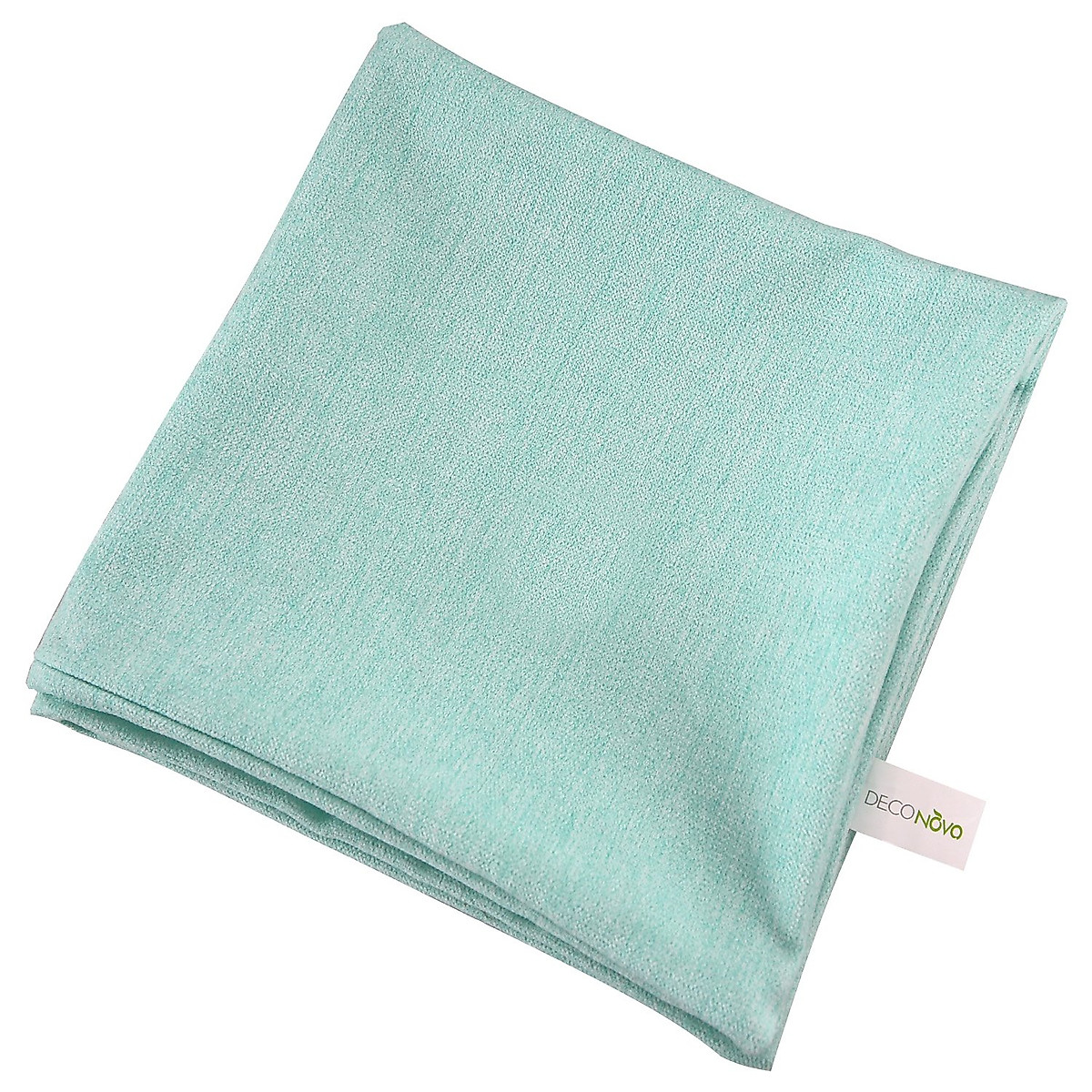 Deconovo 24 Inch Summer Pillow Covers Pack of 2 Green Pillowcase Covers Square Throw Pillow Cover for Bed Sofa Pillow 24 x 24 Inch Grass Green Set of 2 No Pillow Insert